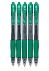 pilot g2 retractable gel ink roller ball pen pen,rball,rt,g2,gel,fn,gn (pack of5)