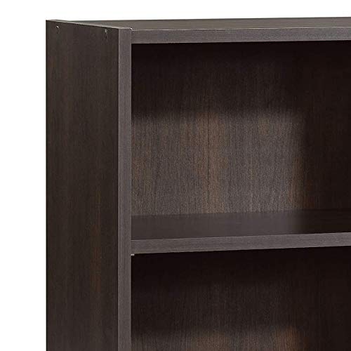 Sauder Beginnings 3-Shelf Bookcase, Cinnamon Cherry finish