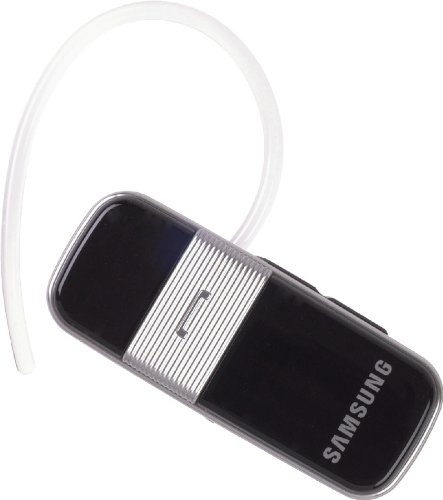 Samsung Wep480 Bluetooth Headset (Black) with dual microphone noise & echo cancellation and advanced wind noise reduction technology, (Compatible with any cellphone and iOS, Android, Blackberry or Windows phone Smartphone)