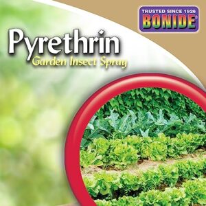 Bonide Pyrethrin Garden Insect Spray Concentrate, 8 oz Ready-to-Mix Fast Acting Insecticide for Outdoor Garden Use