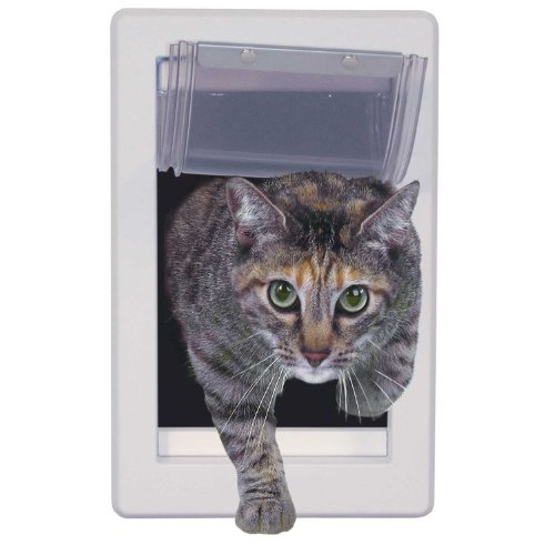 Perfect Pet Soft Flap Cat Door with Telescoping Frame, Small, 5" x 7" Flap Size