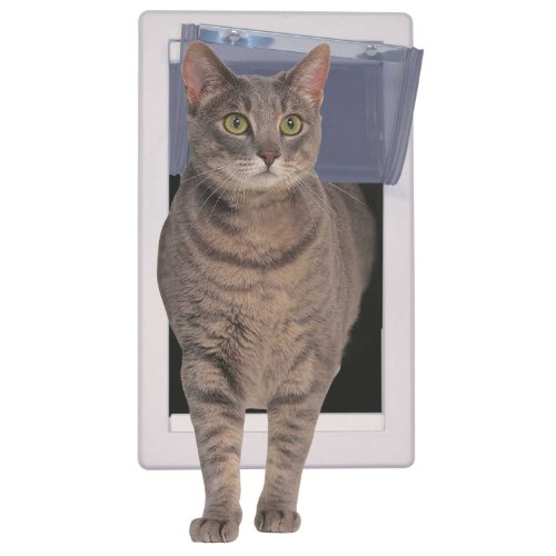 Perfect Pet Soft Flap Cat Door with Telescoping Frame, Medium, 7" x 11.25" Flap Size