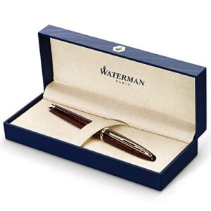 waterman carene amber shimmer fountain pen, fine point (s0700860)