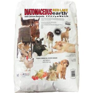 absorbent products 087309 red lake diatomaceous earth with calcium bentonite, 40 lb