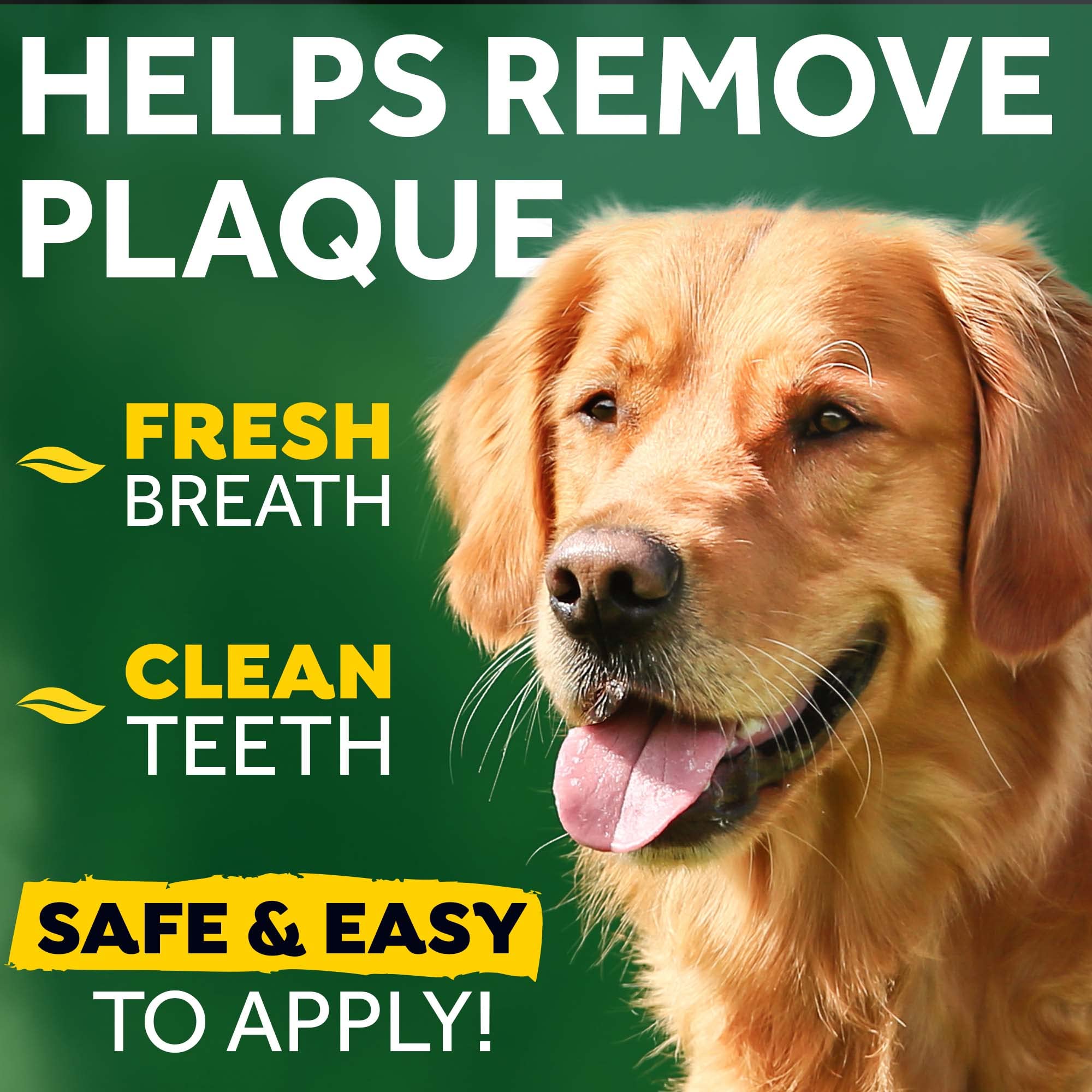 TropiClean Fresh Breath for Dogs | No Brush Dental Gel for Dogs | Dog Dental Gel & Toothpaste for Plaque, Tartar & Stinky Breath | Made in the USA | 4 oz.