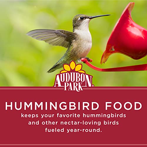 Audubon Park Hummingbird Food Wild Bird Nectar, Hummingbird Food for Outside Feeder, (3) 3-oz. Pre-Measured Packets