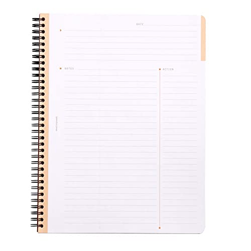 Rhodia Wirebound Meeting Book, A4+, Pre-Printed - Black