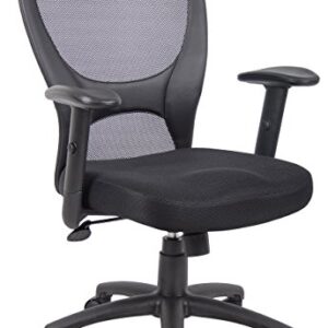 Boss Office Products Budget Mesh Task Chair in Black