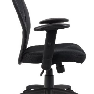 Boss Office Products Budget Mesh Task Chair in Black