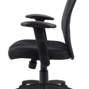 Boss Office Products Budget Mesh Task Chair in Black