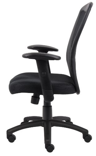 Boss Office Products Budget Mesh Task Chair in Black