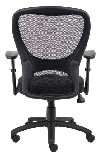 Boss Office Products Budget Mesh Task Chair in Black