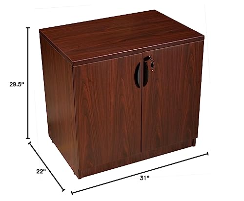 Boss Storage Cabinet, Mahogany