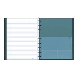 Blueline MiracleBind Notebook, Black, Lizard-Like, Hard Cover, 9.25" x 7.25", 150 Pages (AF9150.81)