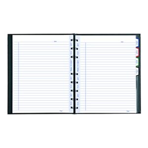 Blueline MiracleBind Notebook, Black, Lizard-Like, Hard Cover, 9.25" x 7.25", 150 Pages (AF9150.81)