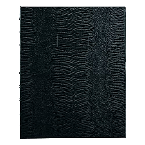 Blueline MiracleBind Notebook, Black, Lizard-Like, Hard Cover, 9.25" x 7.25", 150 Pages (AF9150.81)