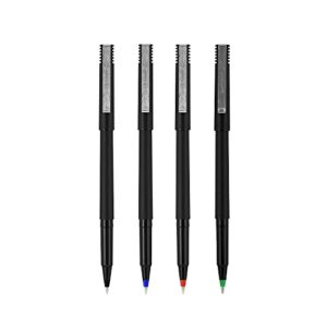 Sanford Uniball Roller Stick Pen, 0.5Mm Micro Point, Black Ink, Dozen (60151)