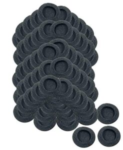 50mm / 2" foam earphone ear pad earpad headphone covers, 72 pack / 36 pairs