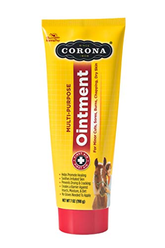 Corona Ointment for Horses | Lanolin-Based Formula Helps Sooth Irritation | 7 Ounces