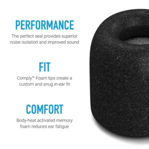 Comply Foam 400 Series Replacement Ear Tips for Bose Quiet Comfort 20, Sennheiser IE 300, Campfire Audio, 7Hertz, NuraLoop & More | Ultimate Comfort | Unshakeable Fit|TechDefender | Small, 3 Pairs