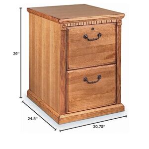 Martin Furniture Huntington Oxford 2 Drawer File Cabinet, Wheat - Fully Assembled