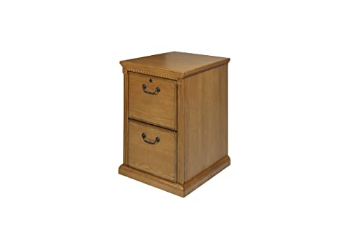 Martin Furniture Huntington Oxford 2 Drawer File Cabinet, Wheat - Fully Assembled