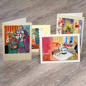 Caspari Matisse Boxed Note Cards - 8 Note Cards & Envelopes