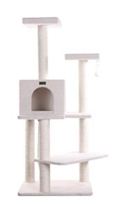 armarkat b5701 57-inch cat tree, ivory