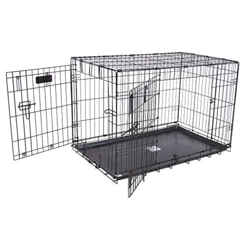 Precision Pet Products Two Door Provalue Wire Dog Crate, 24 Inch, For Pets 15-30 lbs