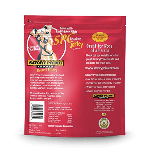 Savory Prime Chicken Jerky Treat, 32-Ounce, All Breed Sizes (49630032)