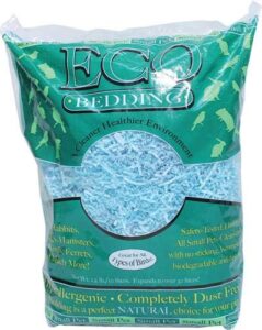 fibercore eco bedding for small pet, 1.5 lb, blue