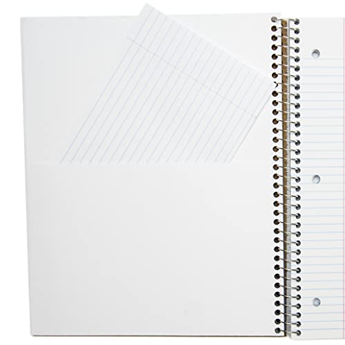 Top Flight Wired 3-Subject Notebook, 120 Sheet