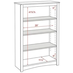 Prepac Home Espresso 4-shelf Bookcase