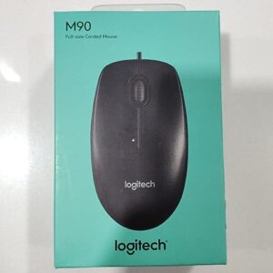 Logitech Wired Mouse M90 Black USB