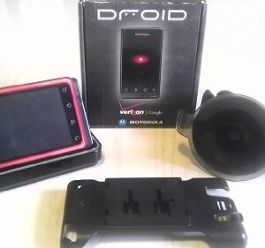 Motorola Droid A855 CDMA (Black) QWERTY Android Touch-Screen Smart Phone