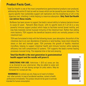 Ramard Total Gut Health Horse Supplement for Digestion, Horse Powder Supplement for Gastrointestinal Health & Total Gut Balance, Equine Feed Powder Horse Gut Health Supplement - 1.12lb, 30-Day Supply