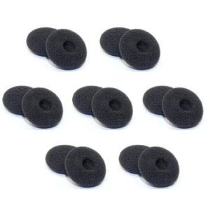 Earphones Plus Brand Replacement Earbud Covers, Foam Pads, Ear Cushions for Stereo Earphones, Earbuds (8 Pairs)