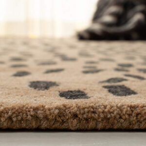 SAFAVIEH Soho Collection 2' x 3' Beige/Brown SOH721A Handmade Premium Wool Accent Rug