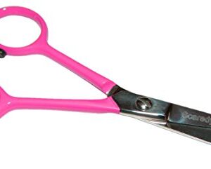 Tiny Trim 4.5" Ball-Tipped Scissor for Dog, Cat and all Pet Grooming - Ear, Nose, Face & Paw - Scaredy Cut's small Safety Scissor