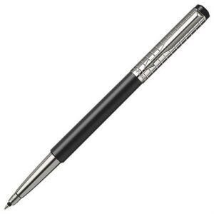 parker vector black ss chiselled rollerball pen - 1774550