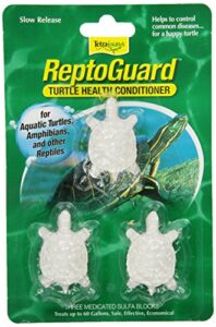 tetrafauna reptoguard turtle health conditioner 3 count, slow-release (19514)