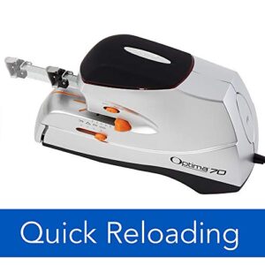 Swingline Electric Stapler, 70 Sheet Capacity, Quick Reloading, Jam Free, includes 500 Staples, Optima 70 (48210)