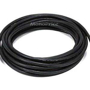 Monoprice 15-Feet USB 2.0 A Male to B Male 28/24AWG Cable (Gold Plated) (105440),Black