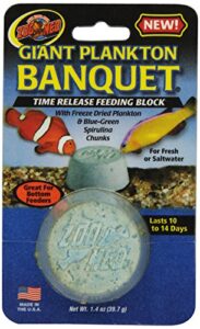 zoo med laboratories azmbb6 plankton banquet block feeder giant, 1 count (pack of 1)