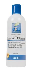 ezall shine and detangler, 8-ounce