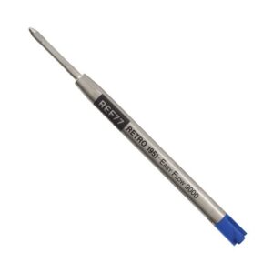 retro 1951 easy flow 9000 ballpoint ink refill, blue, 3-pack (ref77-b)