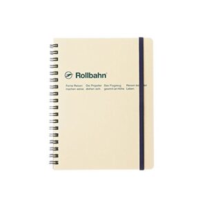 roruban memo pad with the pocket b6 grid 70 pages cream