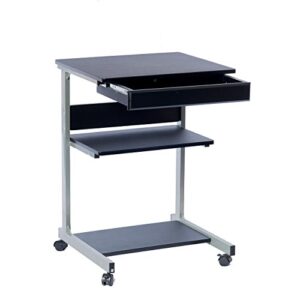 Techni Mobili RTA-B018-GPH06 Rolling Laptop Cart with Storage, Graphite