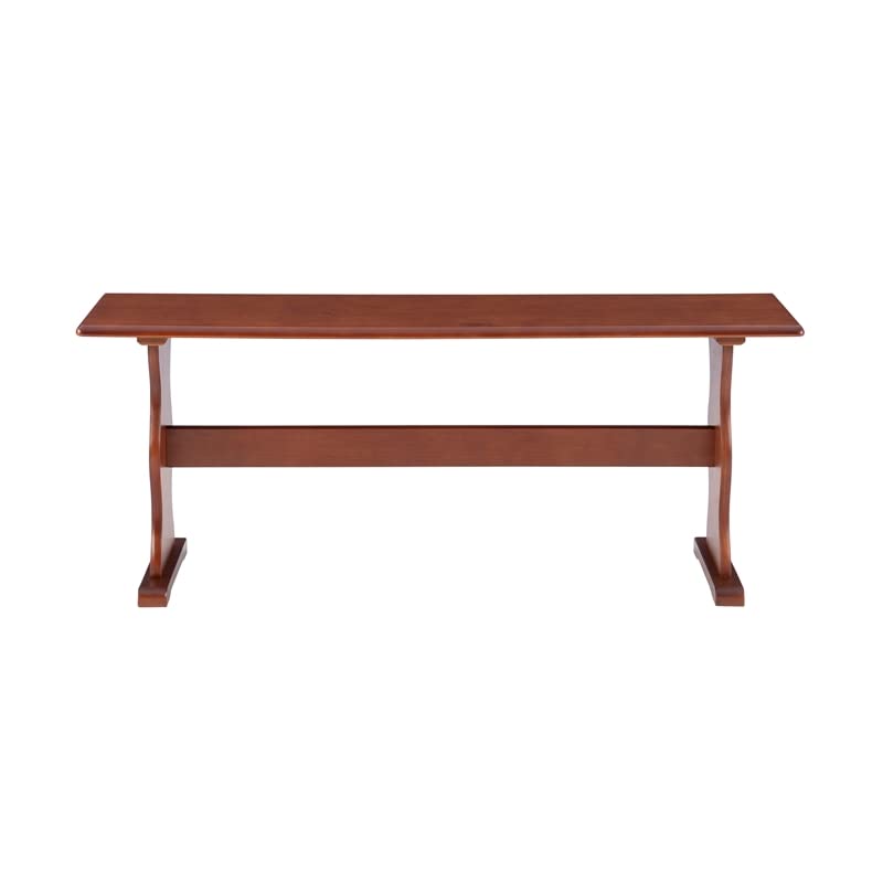 Linon Chelsea Walnut Bench