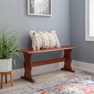 Linon Chelsea Walnut Bench